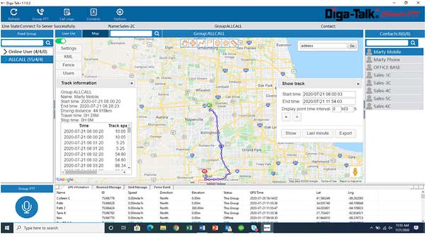 Diga-Talk+ PC Dispatch Software | Diga-Talk+ | Push-to-Talk Coverage
